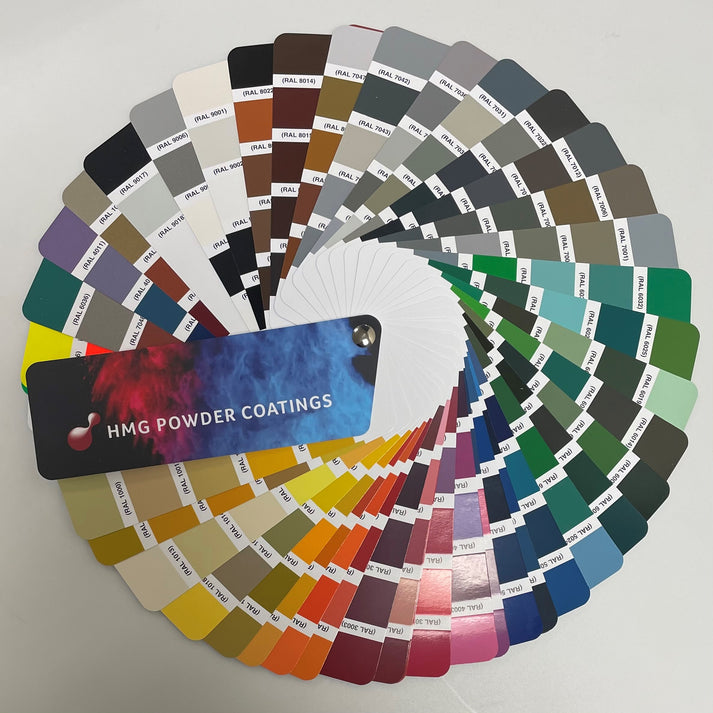 RAL Colour Card Fan Deck – HMG Powder Coatings